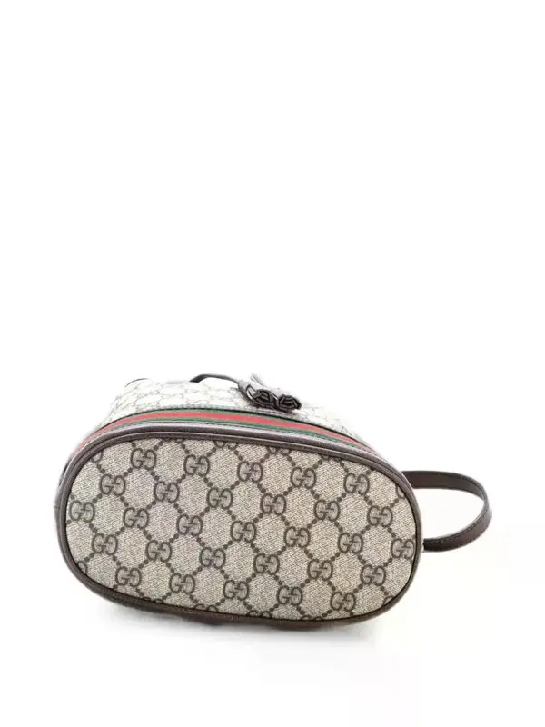 Gucci Ophidia Gg Coated Canvas Small Bucket Bag
