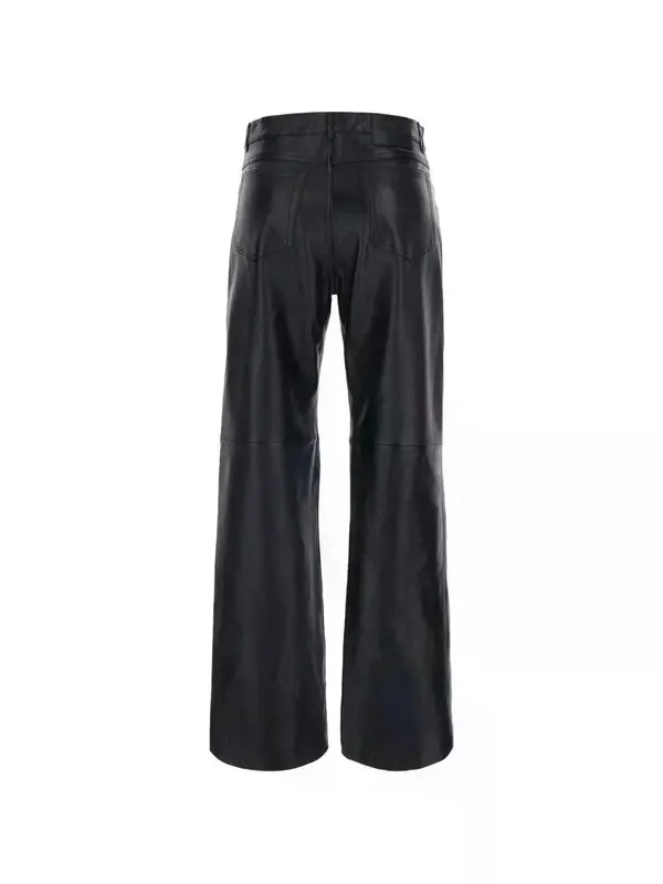 Max Mara Wide-leg Leather Trousers