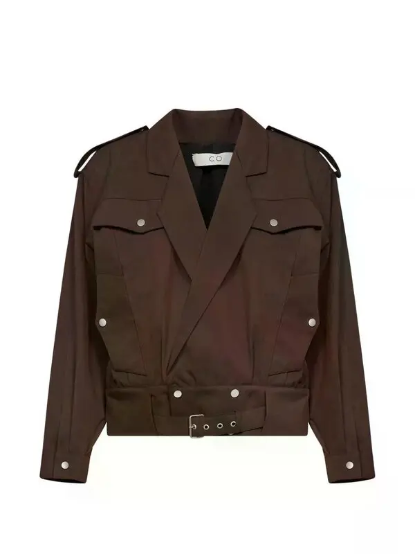 Co Belted Double-breasted Jacket