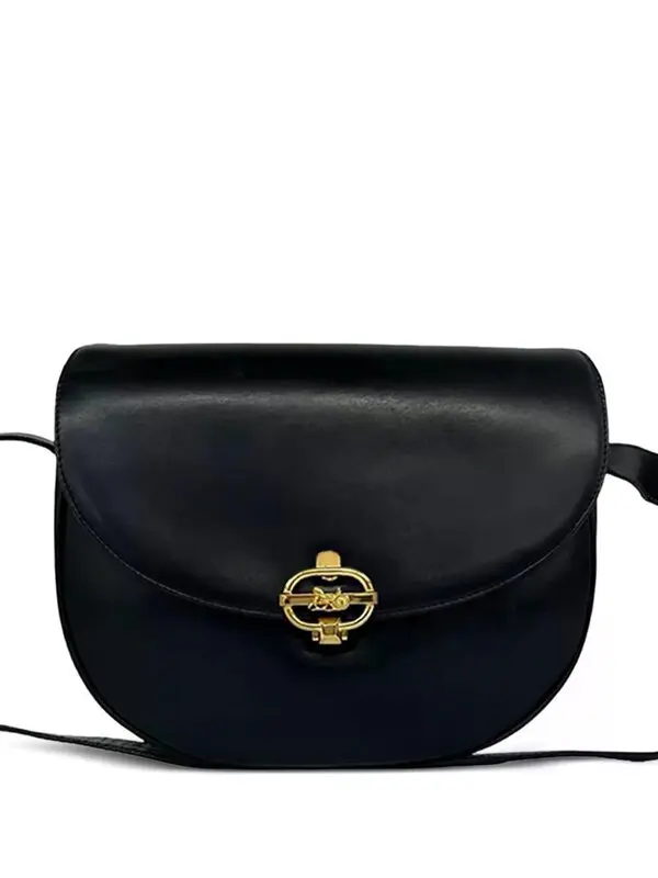 Celine 20th Century Leather Carriage Crossbody Bag