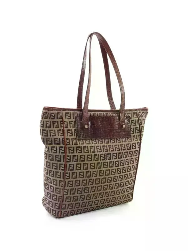 Fendi 2000-2010 Zucchino Canvas Tote Bag