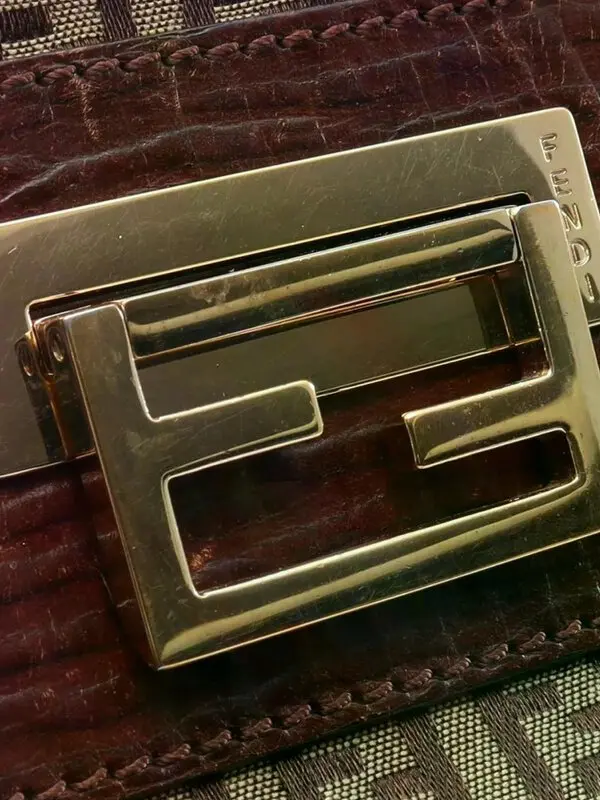 Fendi 2000-2010 Zucchino Canvas Tote Bag