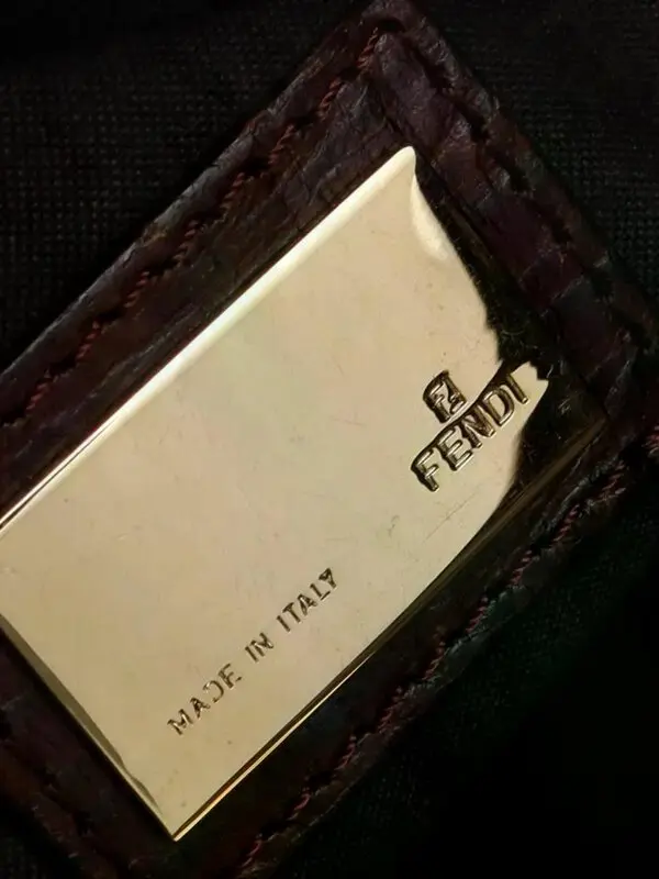 Fendi 2000-2010 Zucchino Canvas Tote Bag