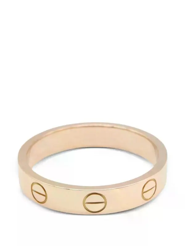 Cartier 18k Rose Gold Love Ring - Pink
