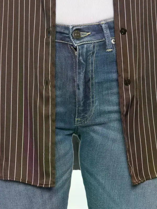 DONDUP Belt-loop Faded Jeans