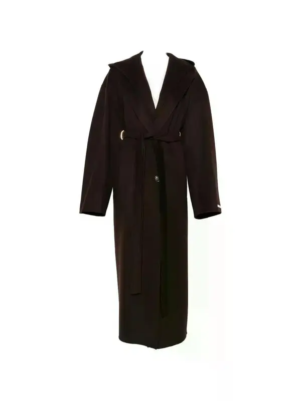 Sportmax Hooded Belted Coat