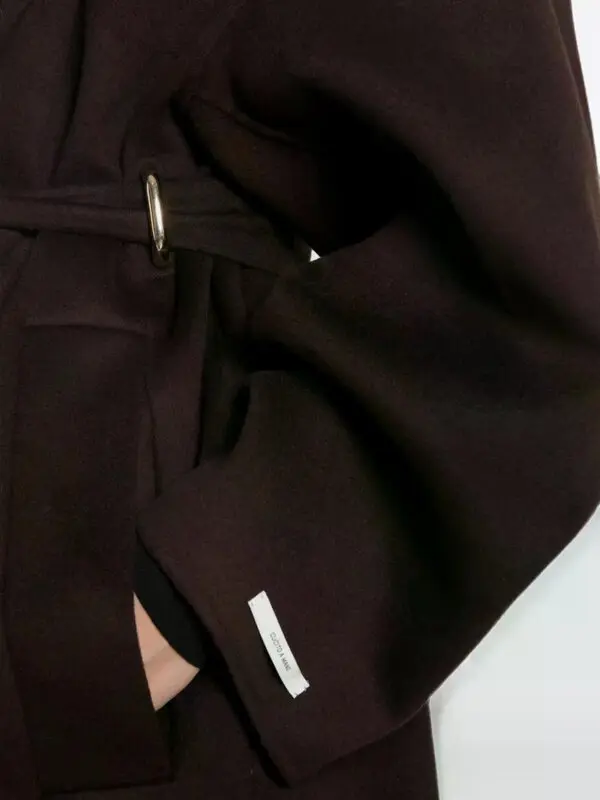 Sportmax Hooded Belted Coat