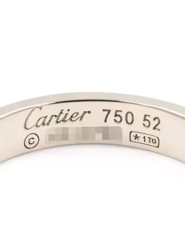 Cartier 18k White Gold Love Ring