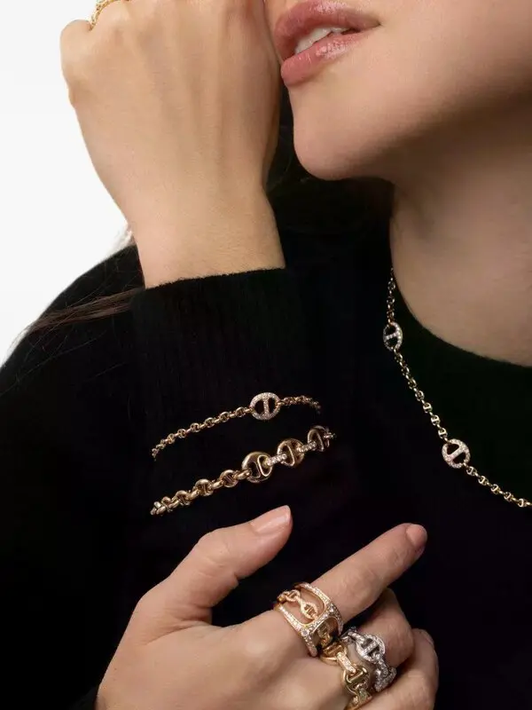 Hoorsenbuhs Id Diamond Open-link Bracelet