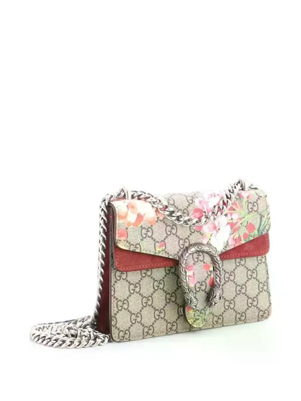 Gucci Dionysus Blooms Print Gg Coated Canvas Mini Shoulder Bag