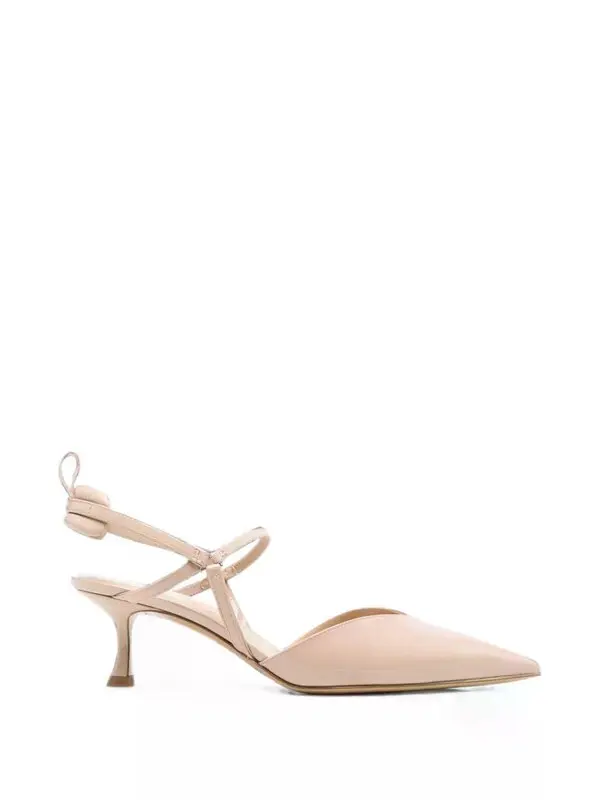 Fendi Pointed-toe Slingback Pumps - Pink