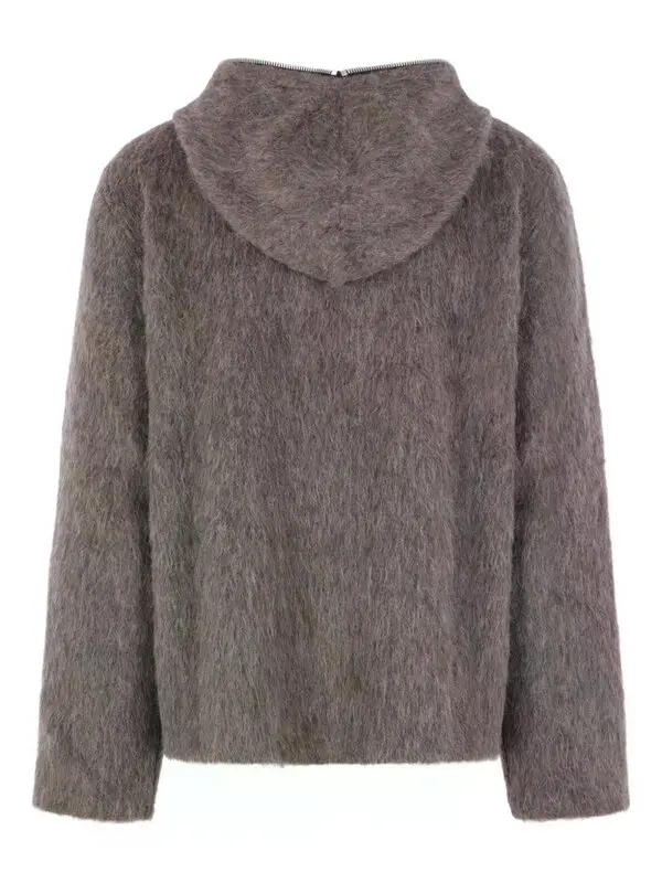 Our Legacy Hooded Zipped Cardigan - Neutrals