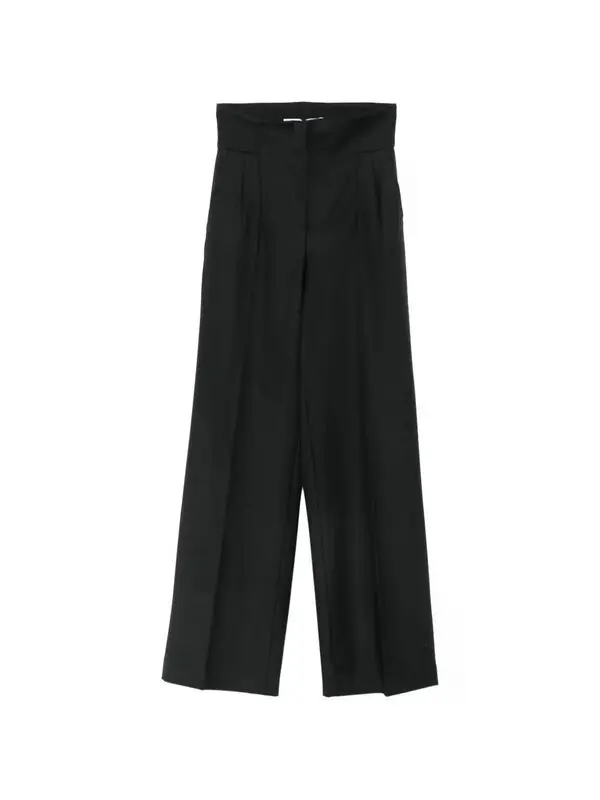 DE SANTIS Pleated Wide Leg Trousers