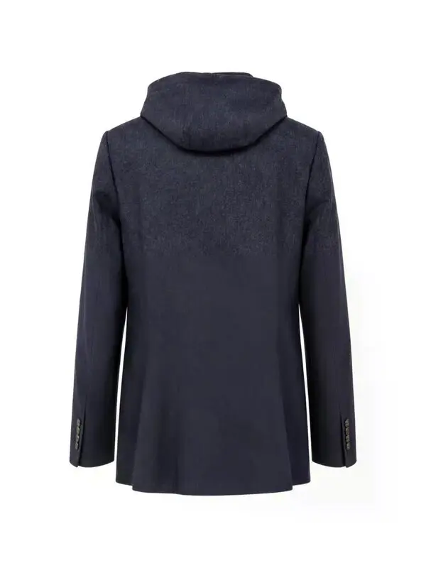 Eleventy Hooded Single-breasted Blazer