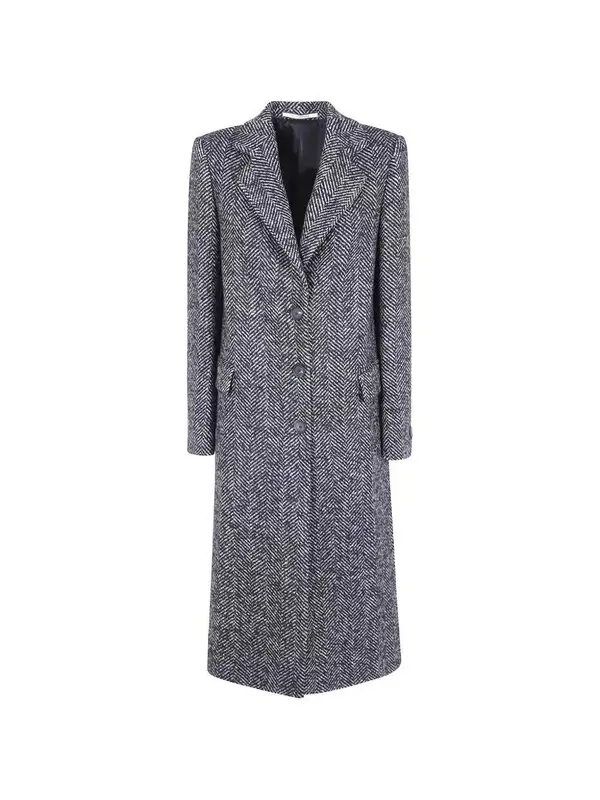 Tagliatore Amanda Single-breasted Coat - Black