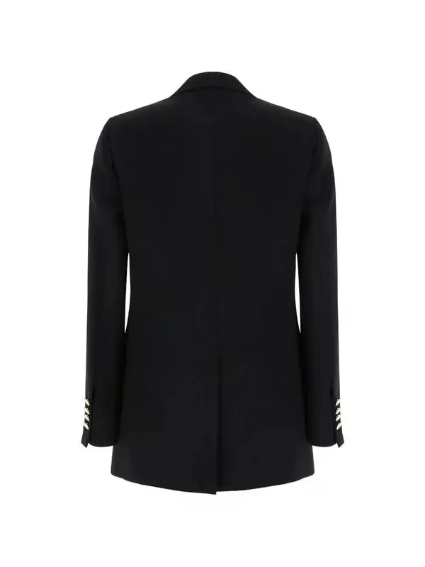 PLAIN Double-breasted Blazer - Black