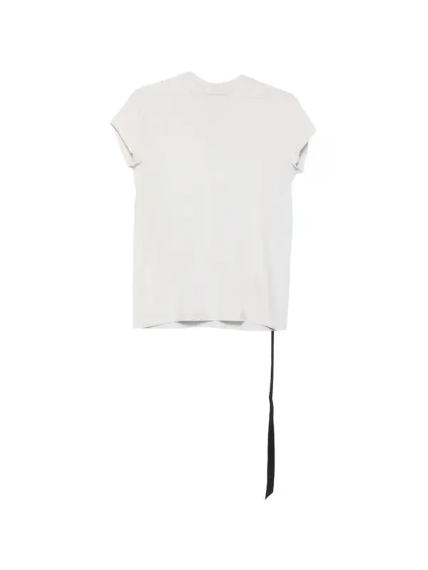 Rick Owens Ribbed-trim Strap-detail T-shirt - White