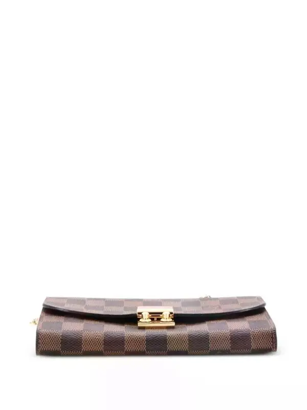 LOUIS VUITTON Croisette Chain Wallet Damier Crossbody Bag