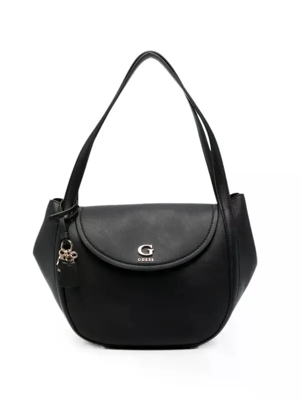 Guess Coleen Logo-plaque Leather Shoulder Bag