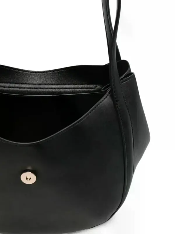 Guess Coleen Logo-plaque Leather Shoulder Bag