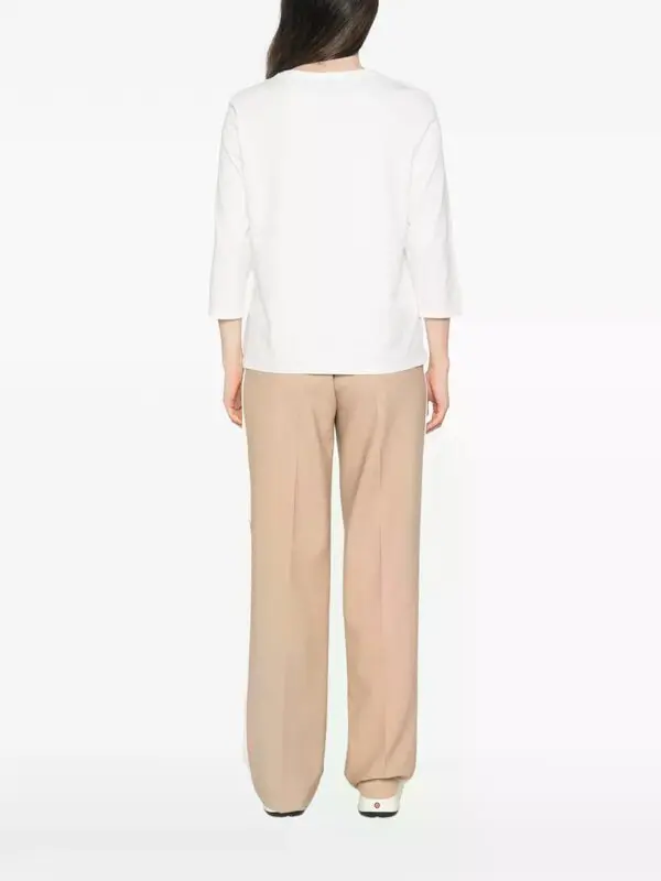 BETTY BARCLAY Graphic-print Three-quarter Sleeve T-shirt