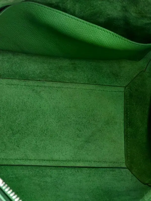 Celine Belt Bag Textured Leather Micro Satchel - Green