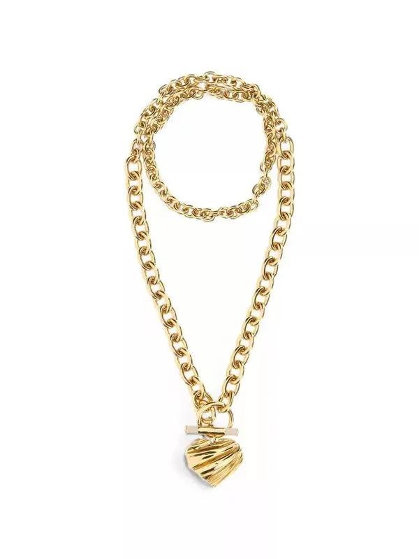Chloé The Pleated Heart Necklace