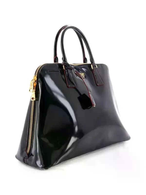 Prada Promenade Bag Spazzolato Leather Large Satchel