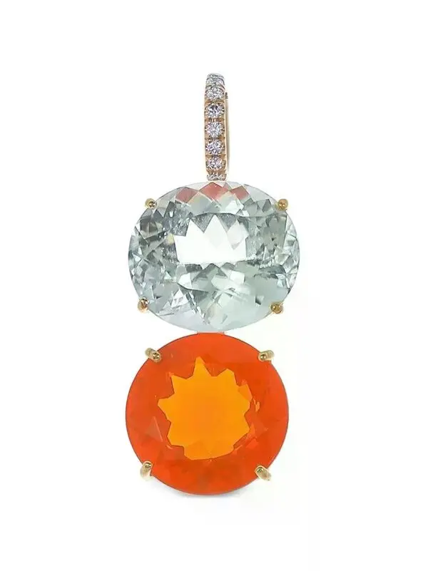 Irene Neuwirth Gemmy Gem Multi-stone Pendant With Diamonds - Gold