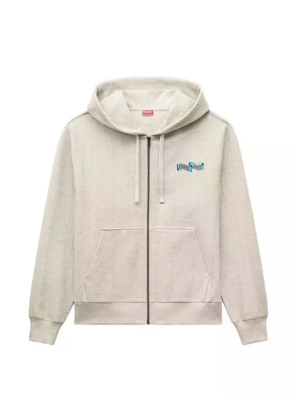 Kenzo Jumping Tiger Herringbone Hoodie