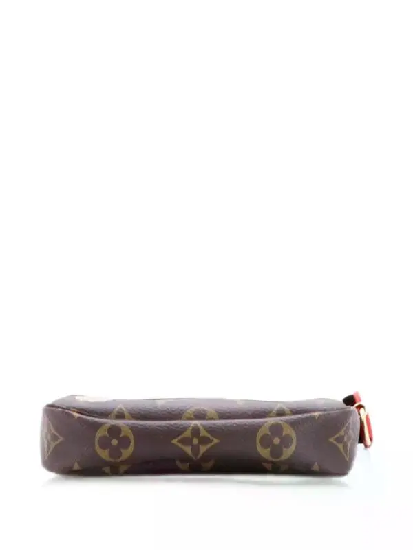 LOUIS VUITTON Pochette Accessoires Limited Edition Monogram Canvas Mini Clutch Bag