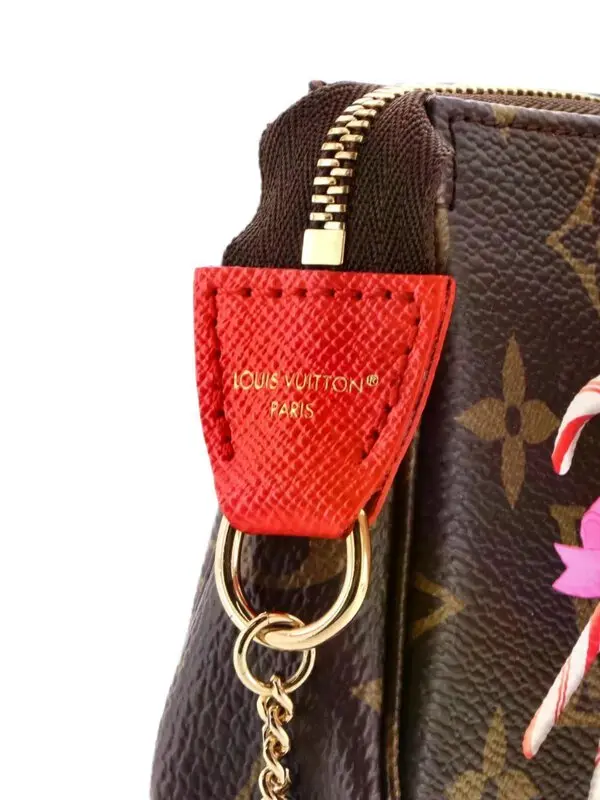 LOUIS VUITTON Pochette Accessoires Limited Edition Monogram Canvas Mini Clutch Bag