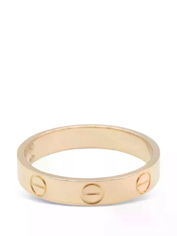 Cartier 18kt Rose Gold Love Ring - Pink