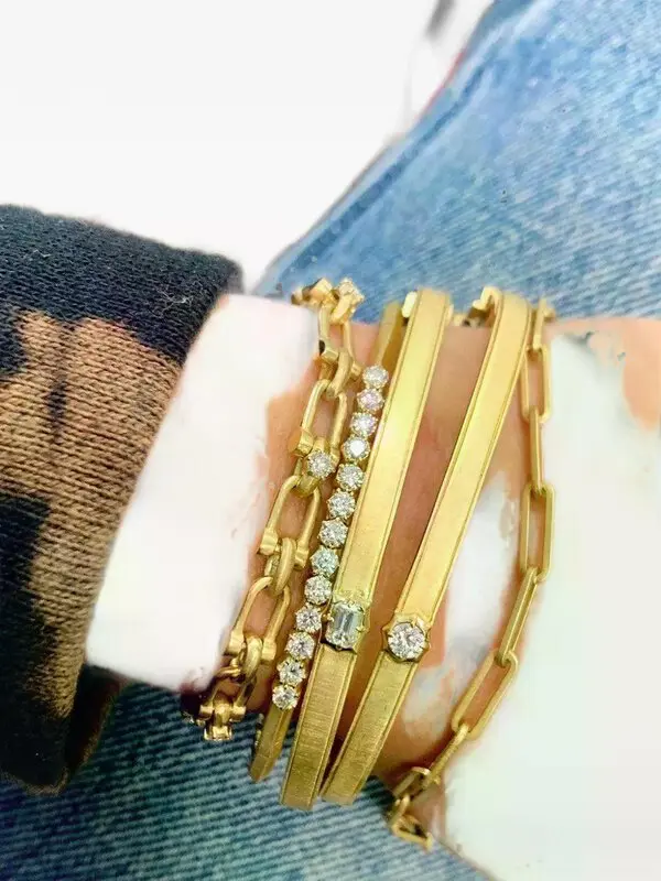JADE TRAU Georgina Diamond Link Bracelet