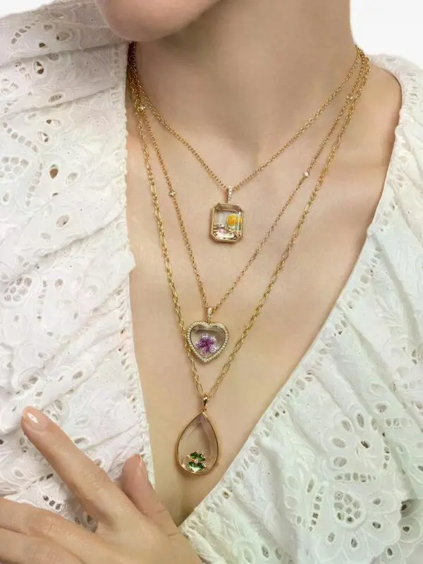 Loquet Heritage Diamond Locket Necklace