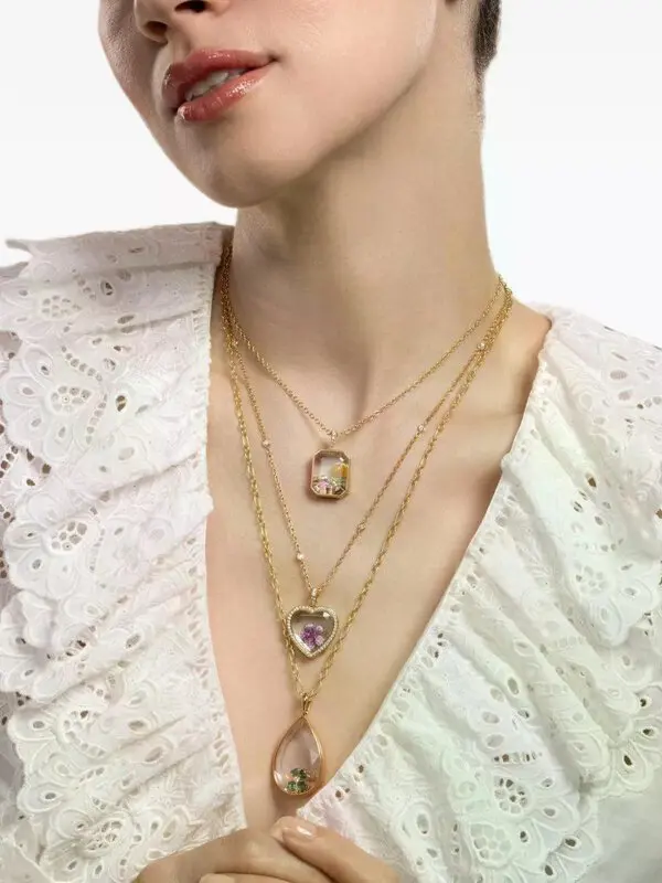 Loquet 18k Yellow Diamond Locket Necklace - Gold