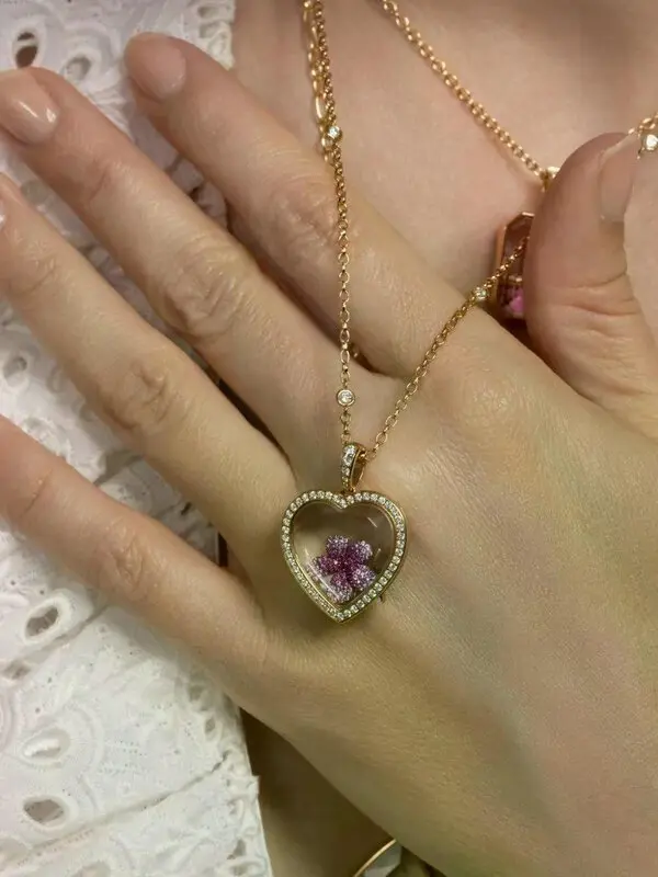 Loquet 18k Yellow Diamond Locket Necklace