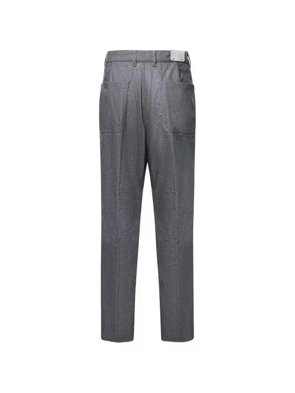 Eleventy Pleated Patch-pocket Jeans