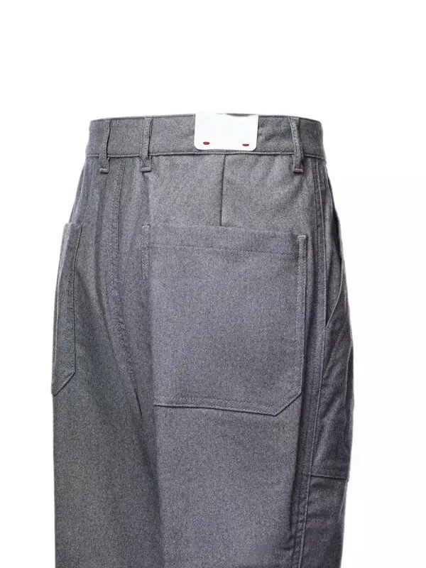 Eleventy Pleated Patch-pocket Jeans
