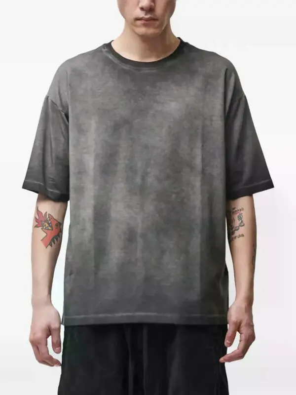 THOM KROM Cold-dye Crew-neck T-shirt