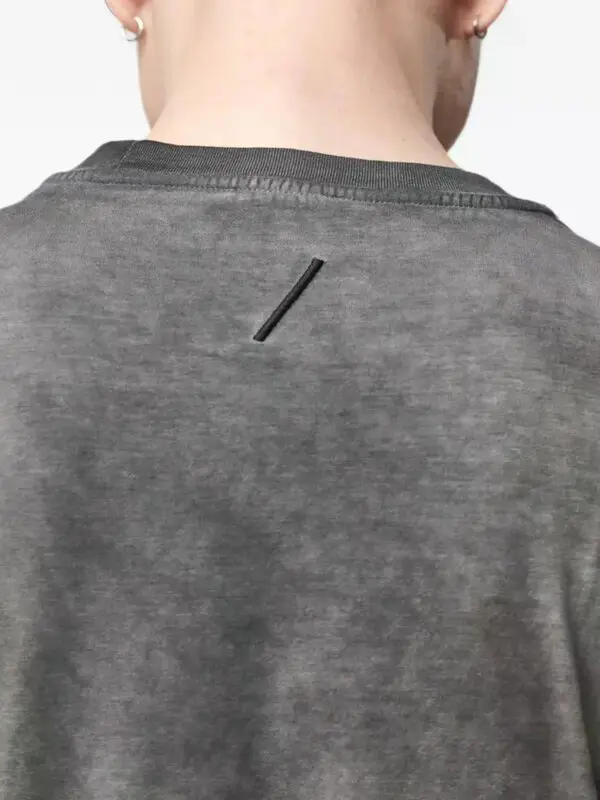 THOM KROM Cold-dye Crew-neck T-shirt