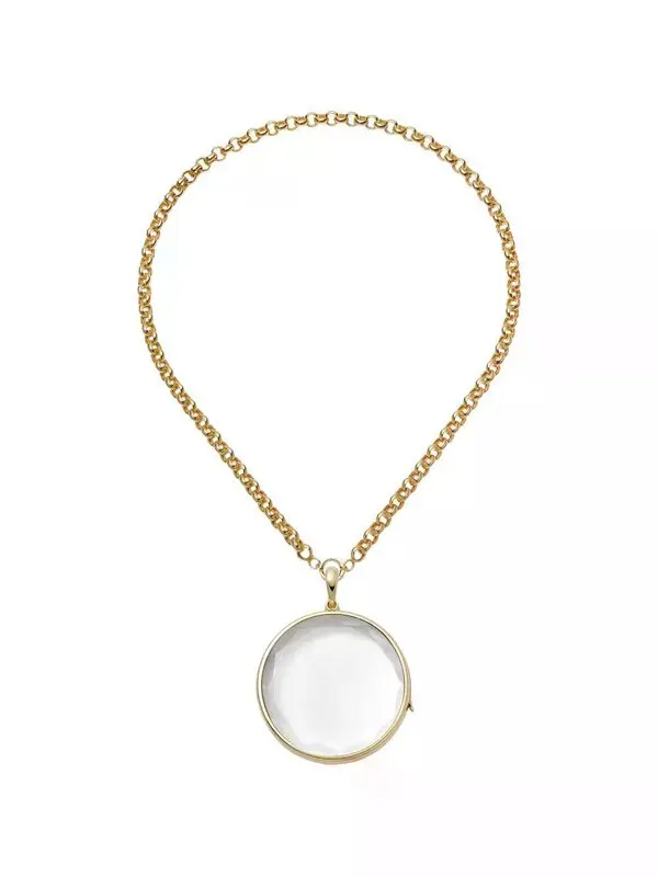 Loquet Jupiter Locket Pendant Necklace - Gold