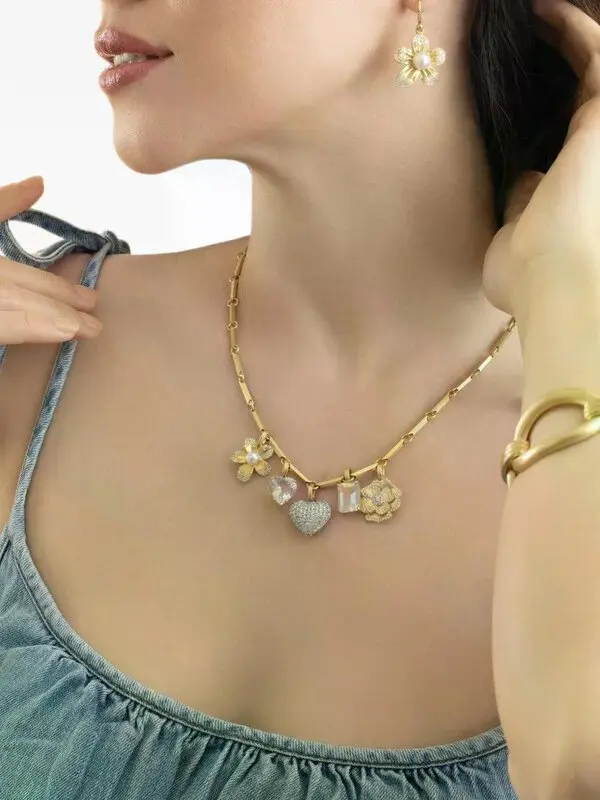 Irene Neuwirth Blossom Camelia Lucky Charm Diamond Pendant
