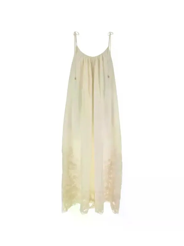 Cult Gaia Magda Lace-trimmed Midi Dress