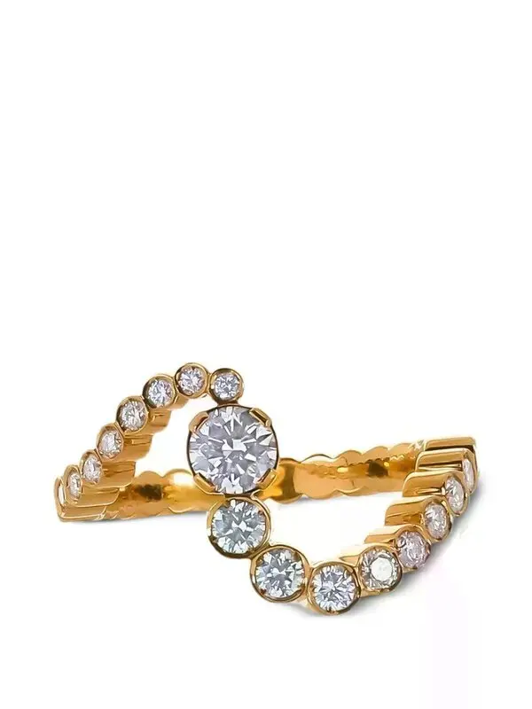 Sophie Bille Brahe Ocean Ensemble Diamond Ring - Gold