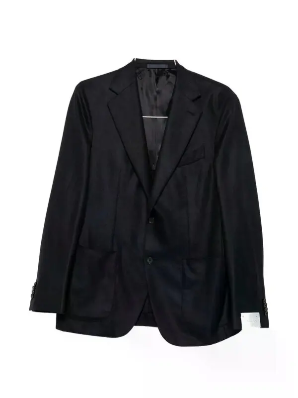 Caruso Single-breasted Notched-lapels Blazer
