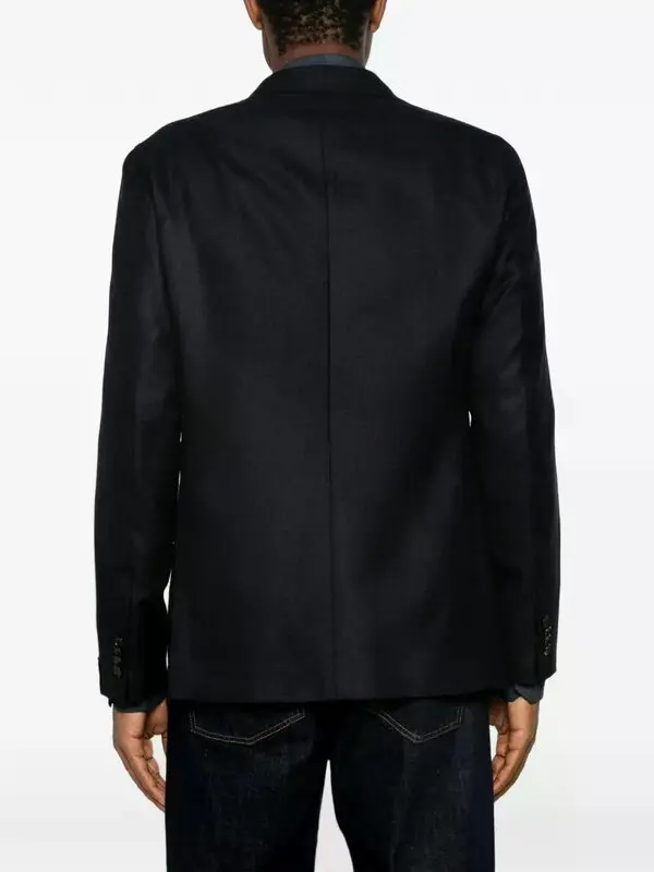Caruso Single-breasted Notched-lapels Blazer