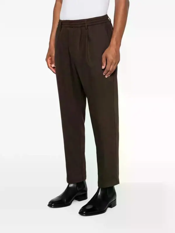 Eleventy Pleated Elasticated-waistband Trousers