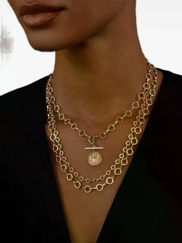 AZLEE Circle-link Chain Necklace