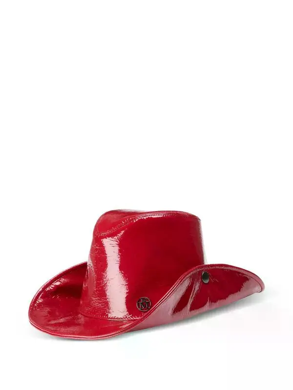 MAISON MICHEL Enrico Patent Hat